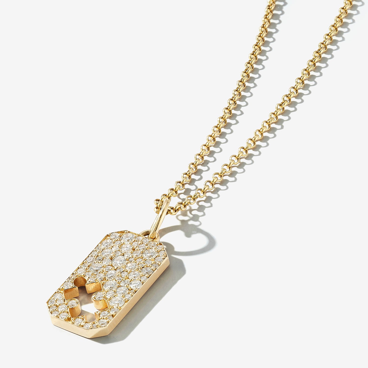 Diamond Tag Necklace – Concept26